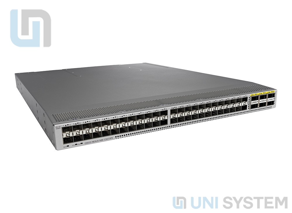 N9K-C9372PX-E Switch Cisco Nexus 9300 48 cổng 10G SFP+ + 6p 40G