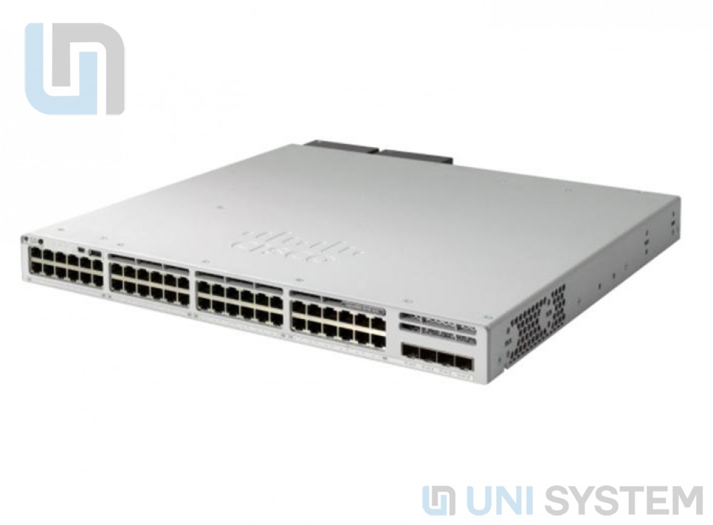 Cisco C9300L-48P-4G-E, 48-port fixed uplinks PoE+, 4X1G uplinks