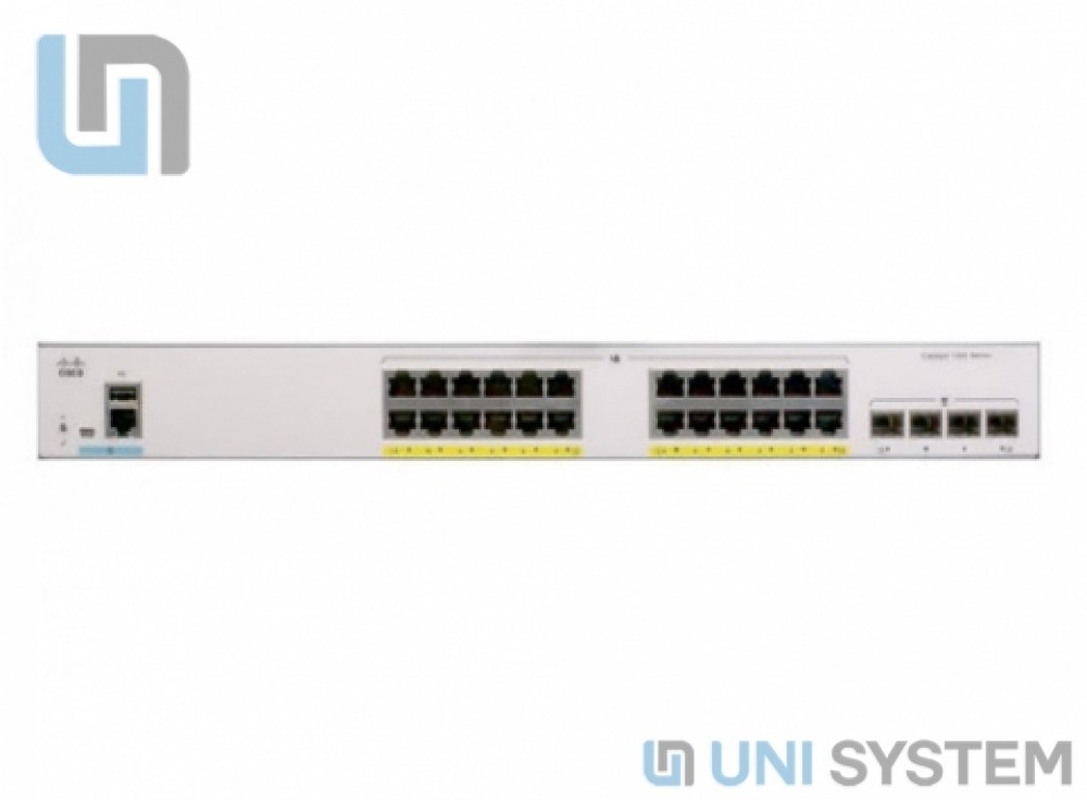 Cisco C1000FE-24P-4G-L Catalyst 1000 24 PoE FE, 2x1G SFP ,2X1G combo